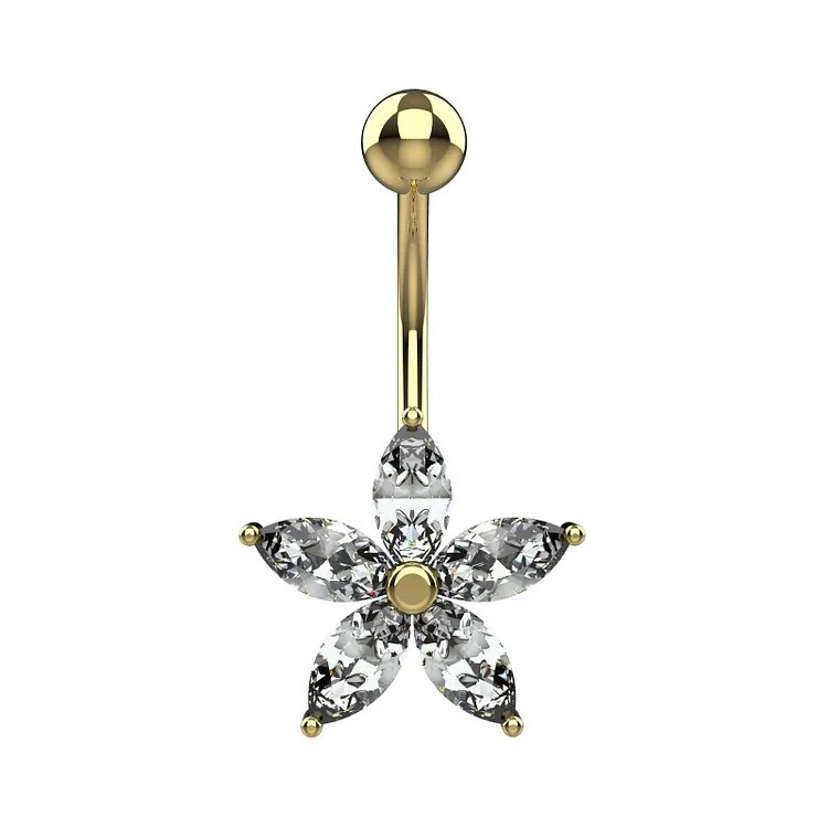 Small Navel Rings – Minimalist Belly Button Piercing Jewelry