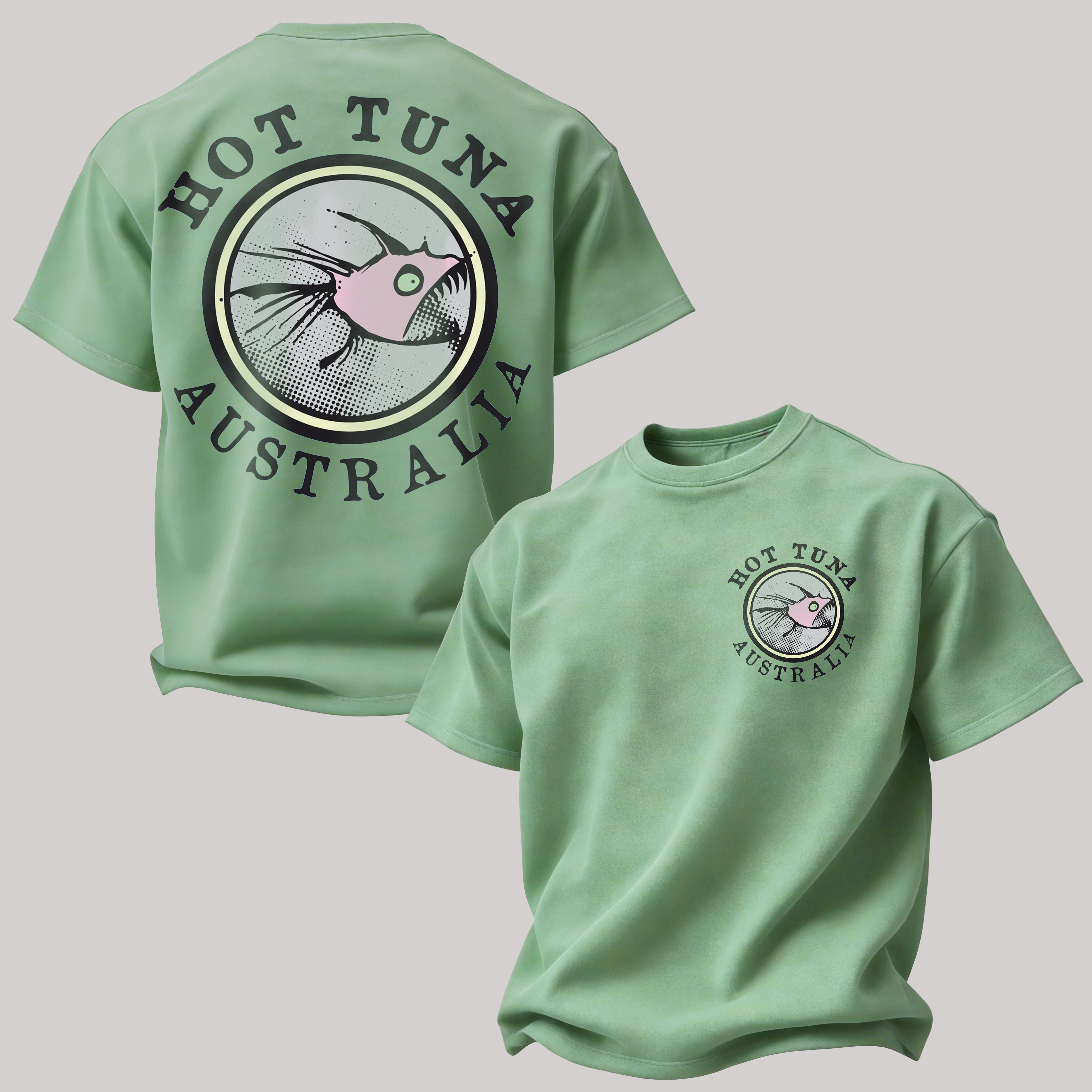 Hot Tuna Australia Printed Oversized Unisex T-shirt
