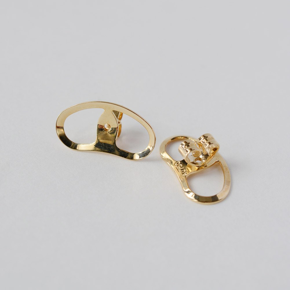 18k Gold Earring Backs for Drop Earrings