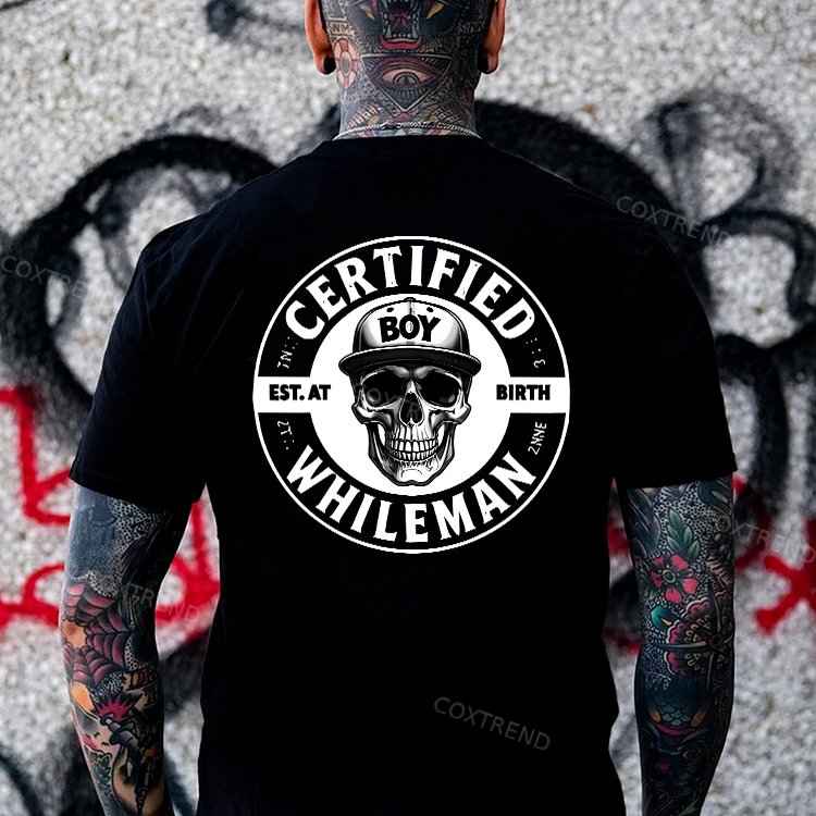Certified Whiteman, Est. At Birth Printed Men's T-shirt